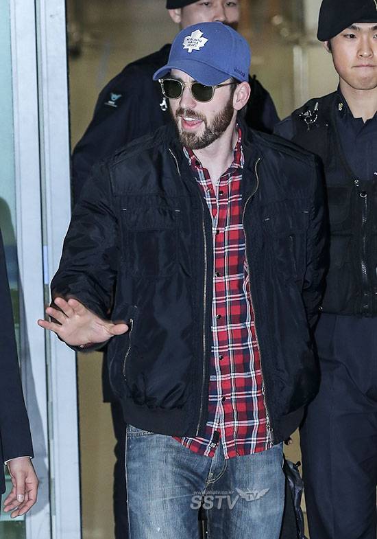 크리스 에반스 입국 캡틴 아메리카를 서울에서4일 상암 촬영 합류