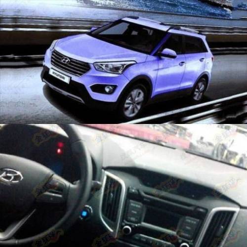 현대차, 소형 SUV ix25의 실체 "싼타페를 줄여 놓은 듯"