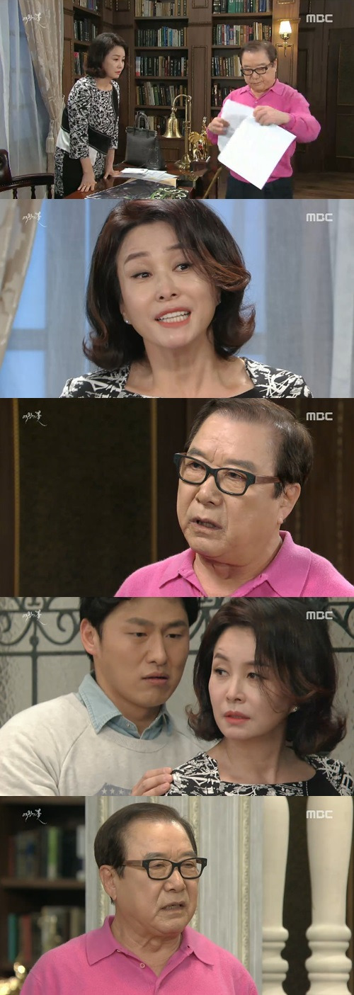 여왕의꽃 김미숙 남편 장용에 발톱 드러냈다