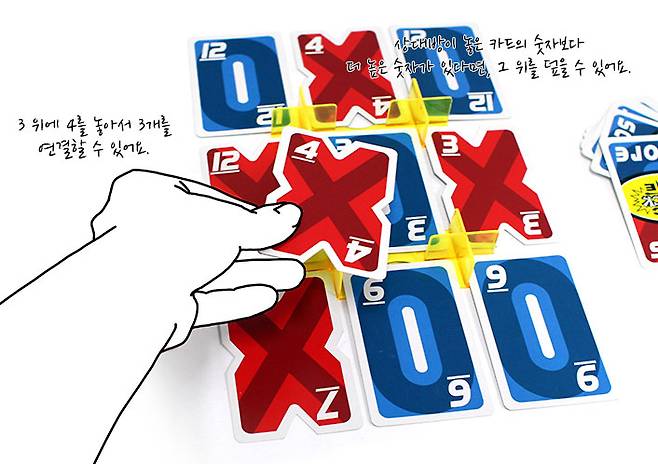 보드게임 레시피 치열한 3x3 게임 틱택토 어택