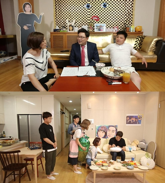님과 함께2 윤정수 김숙 결혼계약서 재작성and허경환 오나미 집들이
