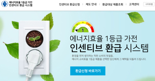 에너지 1등급 환급 가전 인센티브 환급 받으려면 절차와 방법