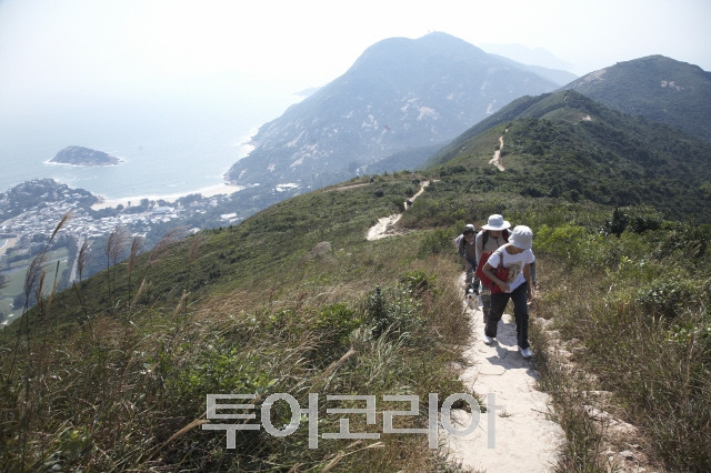 홍콩 면적 70가 녹지 트레킹 여행으로 굿