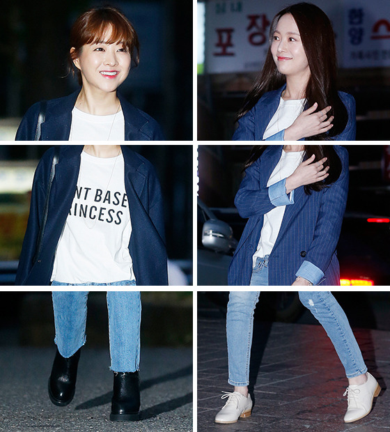 박보영 Vs 손여은 흰 티에 청바지 패션승자는