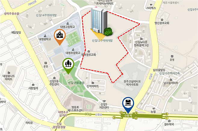 신길뉴타운 신길센트럴자이 입주권 6억원대 거래돼
