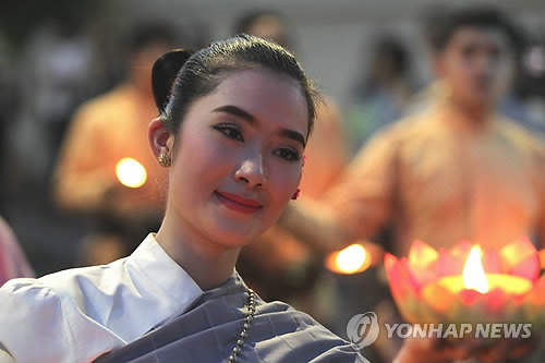 태국 전통축제 러이 끄라통