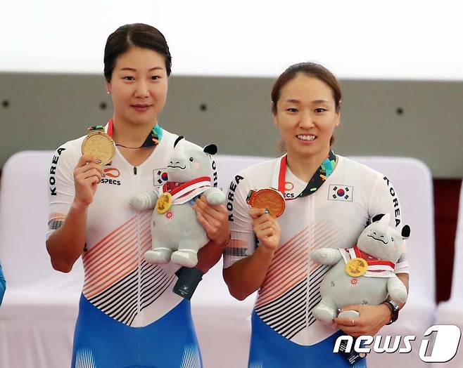 아시안게임 사이클 마지막 날 금1‧은2‧동1 수확나아름 4관왕종합