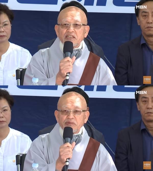 설조스님 "조계종 총무원장 선거 중단하라" 촉구 (영상)