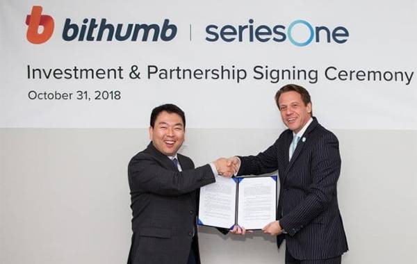 Bithumb partners with seriesOne to create compliant securities token exchange in U.S.