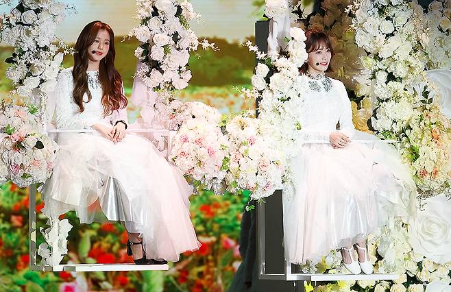 아이즈원 장원영 미야와키 사쿠라 꽃그네 타는 한일 센터 포토엔hd