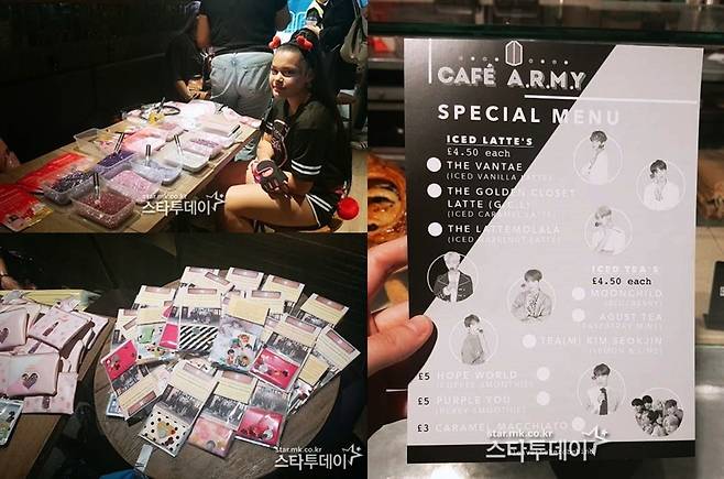 김석진 라떼 한 잔이요12만 아미 집결에 팔 걷어붙인 영국 아미 Bts Cafe In 런던①
