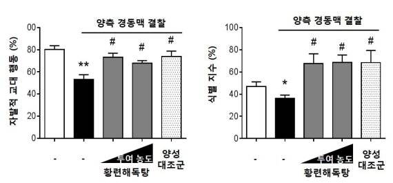 보중익기탕 황련해독탕의 치매치료 효능 확인