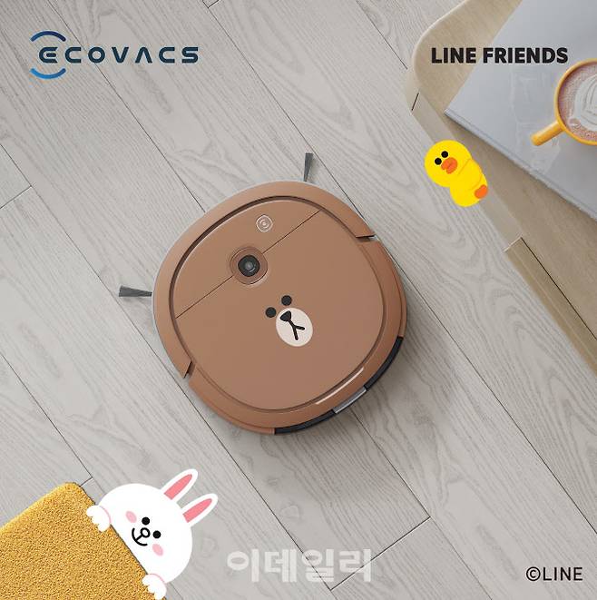 에코백스 로봇청소기 디봇 U3 라인프렌즈 에디션 출시