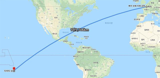 2024년 파리올림픽 서핑은 1만5000km 떨어진 타히티에서 개최