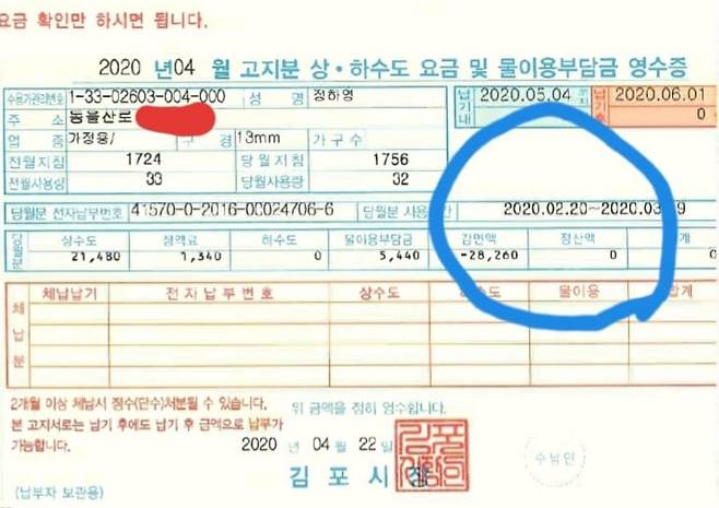 김포시 상하수도 요금 0원에 주민들 힘 난다 디스패치 뉴스는 팩트다