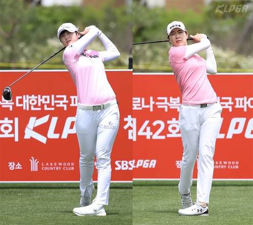 '비슷한 듯 다른' 봄을 연상시키는 박성현·이정민 [KLPGA 챔피언십]