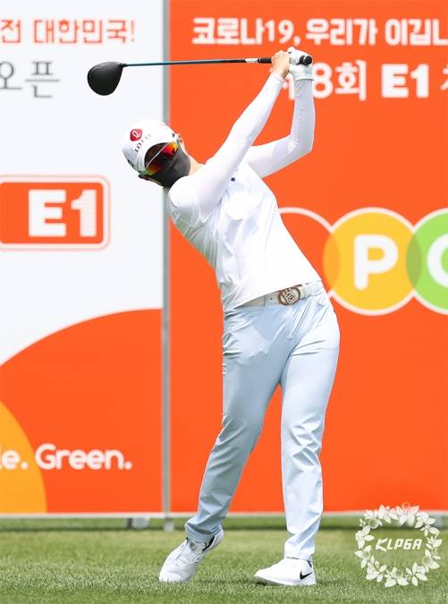 따라하고 싶은 김효주 프로의 명품 티샷 [KLPGA E1채리티오픈]