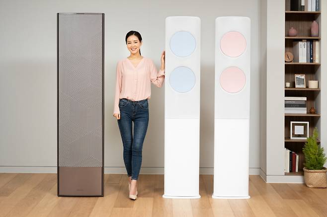 삼성 무풍에어컨 신제품비스포크 디자인에 Ai 관리기능