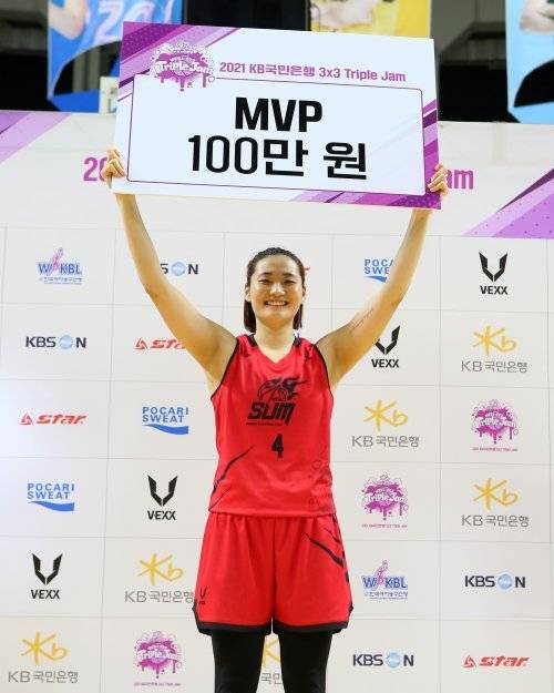 부산 BNK 썸, 3X3 트리플 잼 첫 우승..대회 MVP는 김지은