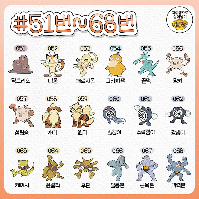 추억의 포켓몬빵 띠부띠부씰 159개 모음집 자취생으로 살아남기