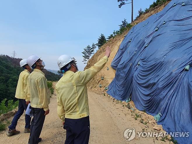 양구군 장마철 산사태 예방 추진산불 피해지역 관리 강화