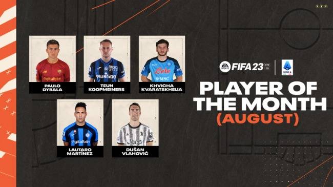 '2G 1AS' 디발라, '8월 이달의 선수' 후보 등극..김민재 동료도 선정