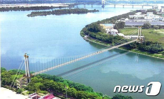 춘천 공지천 인근 출렁다리 이르면 내년 초 착공