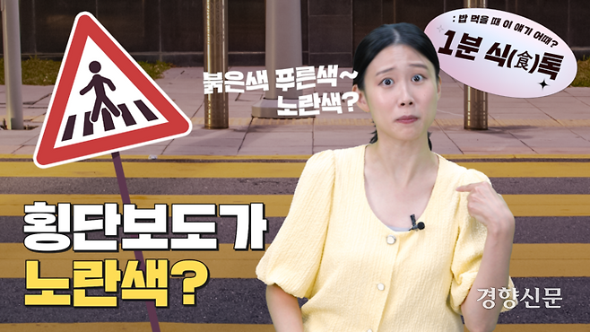 붉은색 푸른색 노란색~ 횡단보도 암호명3701
