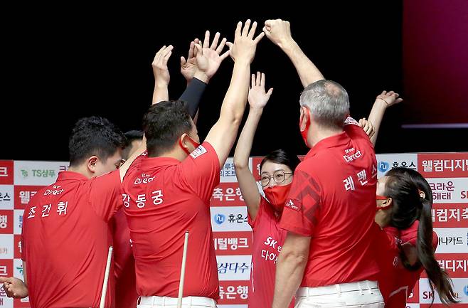 '믿고 있었다고, 사파타!'..블루원리조트 파란만장한 4-2 역전승