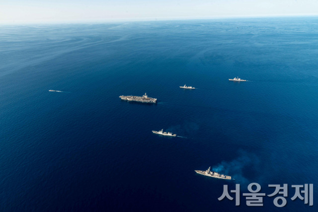한미일 첨단 함대 동해서 北 잠수함 사냥 연습 5년만에 다시 뭉친 드림팀