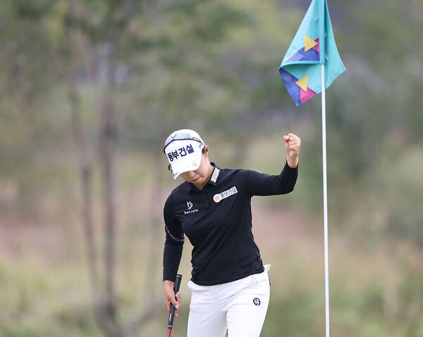 박민지의 대항마 김수지 하나금융그룹 챔피언십 제패 2주 연승klpga 4승 전부 가을에