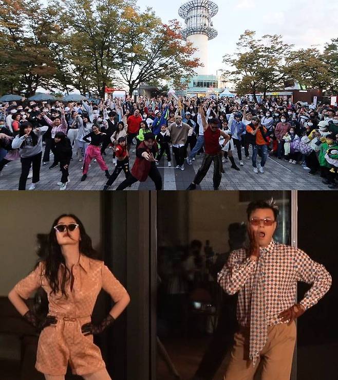 JYP 박진영, 서울 'Groove Back' 댄스 챌린지 시작(ft.선미)