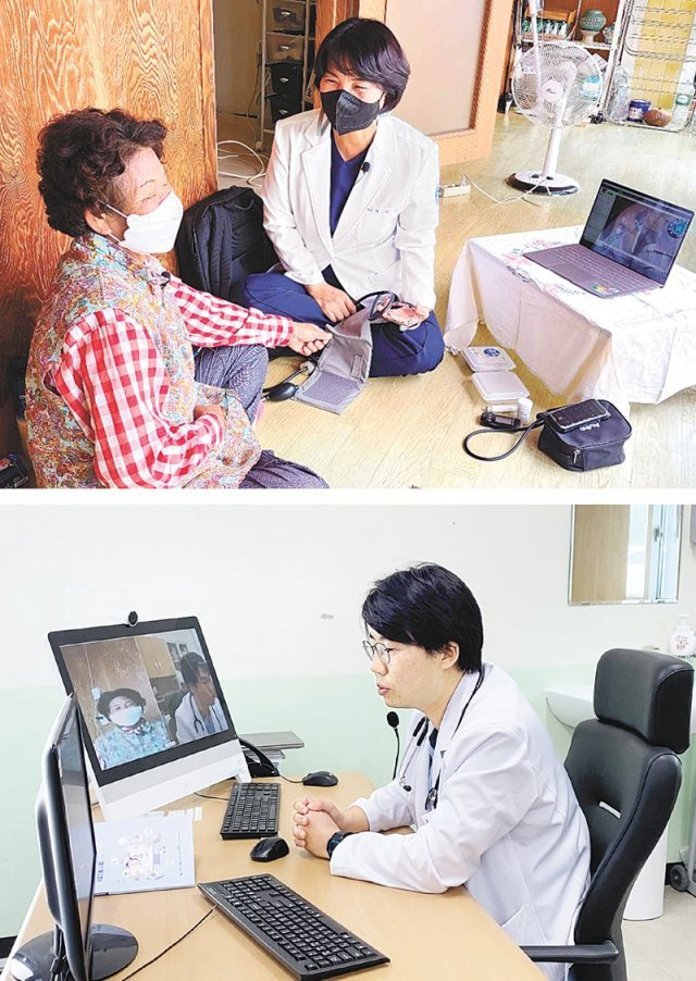 외딴섬 주민 집에서 진료 첨단기기로 실시간 건강 관리