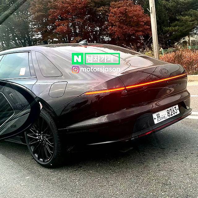 실물 보고 깜짝 놀랐다 그랜저 풀체인지 올블랙 갓차