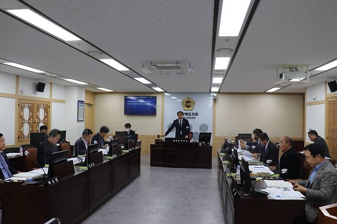 경북도의회 건설소방위원회 2022년도 행정사무감사 마무리