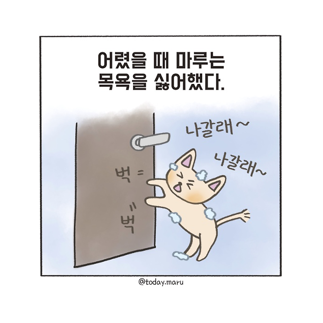 🐶댕댕이 목욕 고소한 냄새가 나도 미루게 됨ㅠㅠ 비마이펫