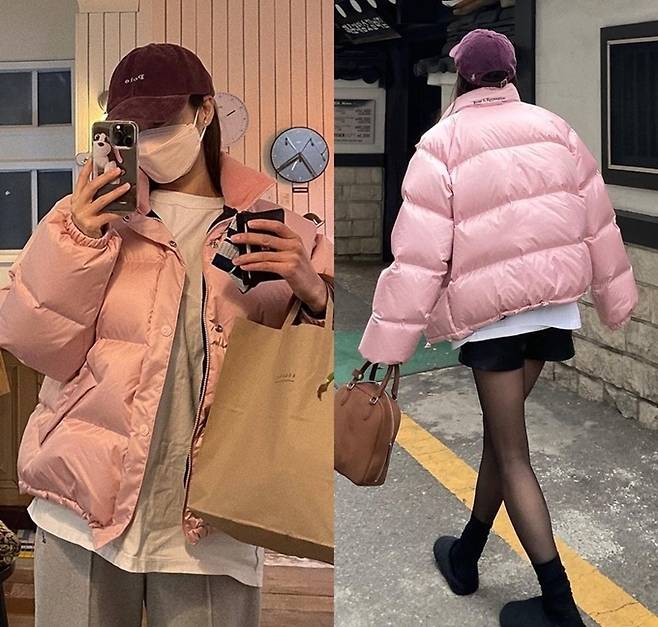 경리 다리 시린 각선미의 핫쇼츠 패딩룩 부산도 마이 춥네” 패션엔