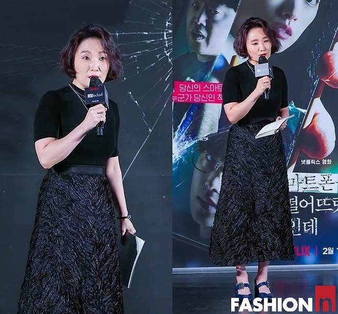 박경림 이젠 비주얼 Mc 열일여리여리한 블랙 드레스룩 패션엔