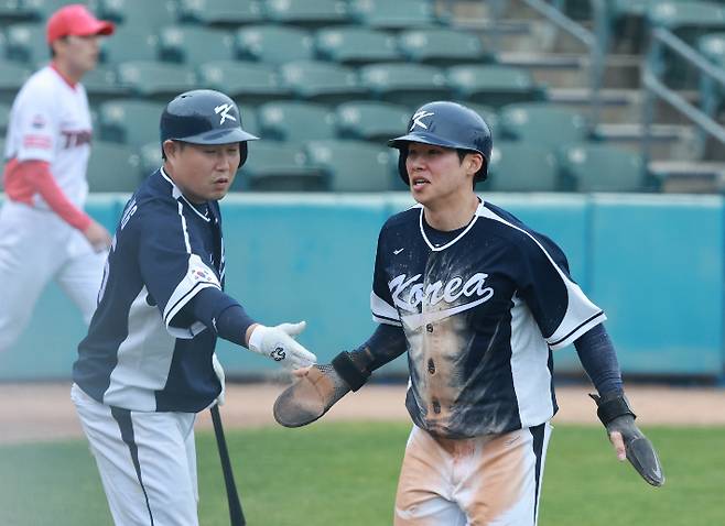 '타선 컨디션 최고조' WBC 대표팀, KIA와 평가전서 19안타 폭발