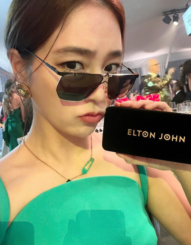이병헌♥이민정아카데미 파티 참석할리우드에서 빛나에메랄드 드레스룩 어썸클