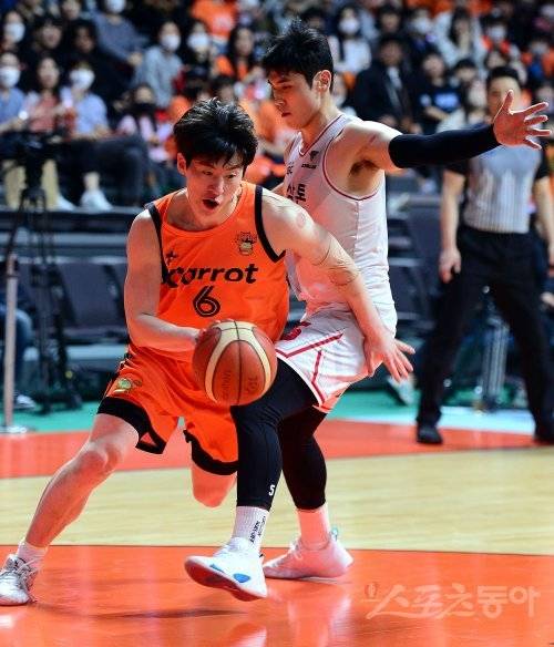 “너무 잘 뛰어” KGC 변준형이 본 캐롯의 투혼