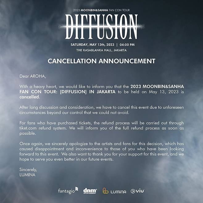 Astro Moon Bin Found Dead...Cancels Jakarta Performance Just Before Bibo