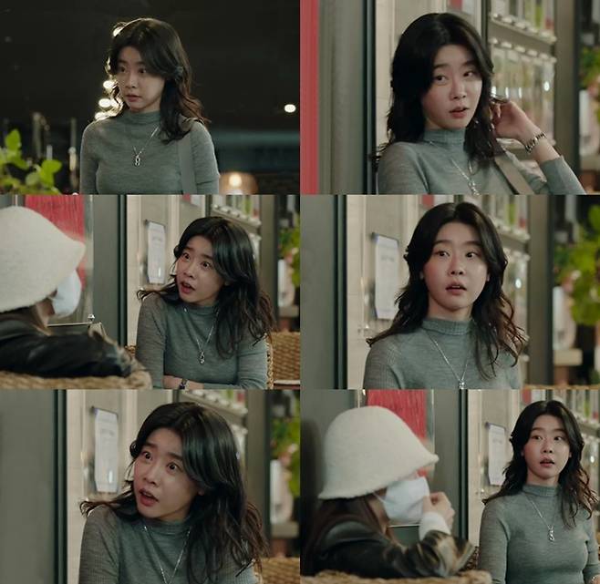보라데보라 걸스데이 소진 데일리 필수템 골지 니트 어디꺼 패션엔