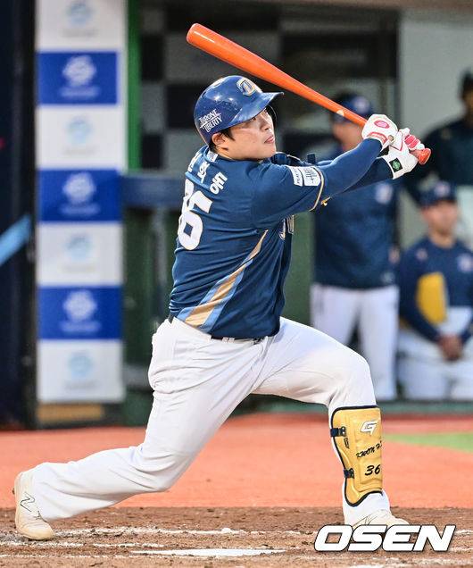 권희동, LG 임찬규 상대 시즌 첫 홈런 쾅!