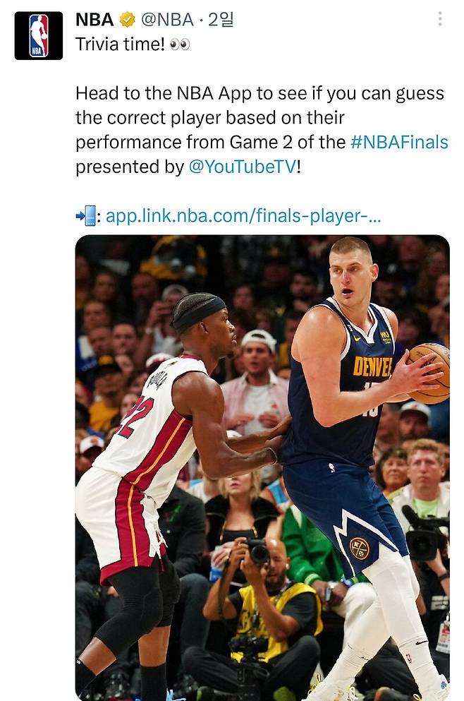 Nba Final 니콜라 요키치의 독보적인 퍼포먼스 Nba의 역사가 됐다
