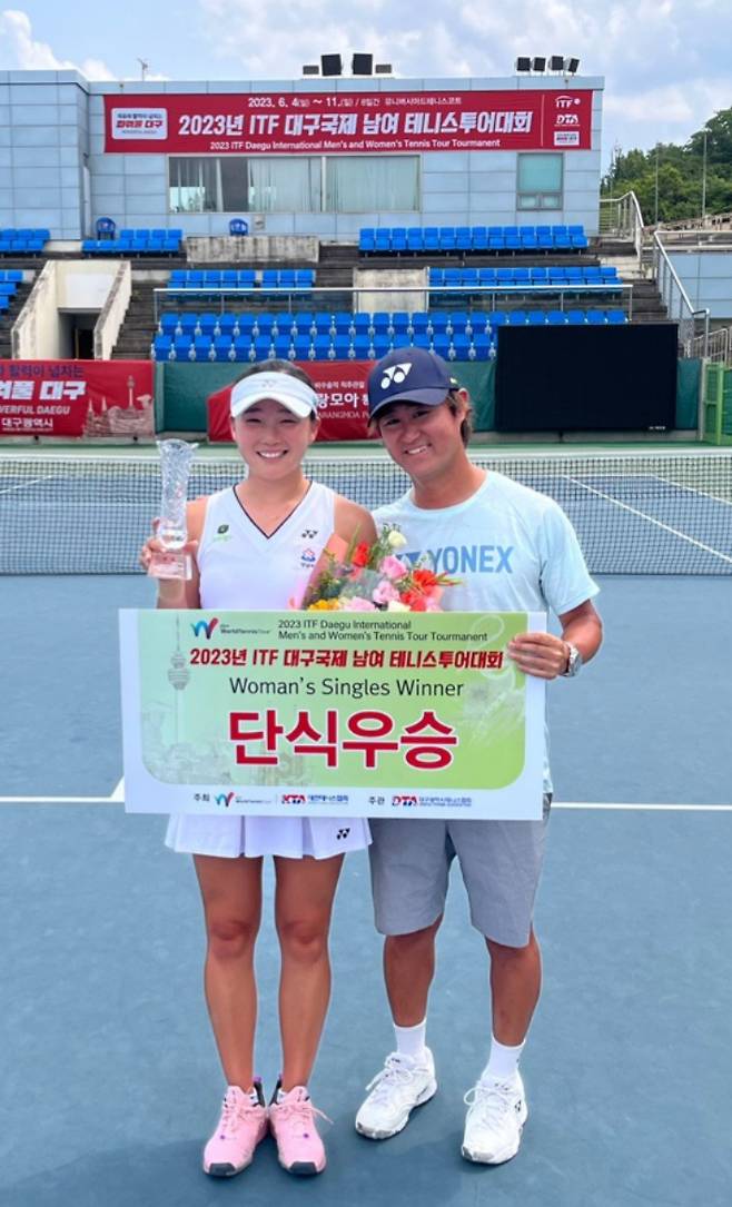 女 테니스 박소현 생애 첫 Itf 국제 대회 단·복식 석권