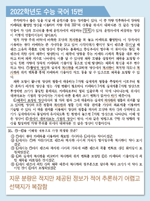 대학수준 수학 ‘헤겔 철학 국어 지문 킬러문항 학원서 스킬 배워야 풀어