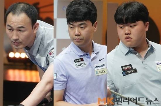 ‘마지막큐 하이런10점 최완영 김행직 정예성과 2차본선 진출조명우 패자부활전行 월드3쿠션서바이벌