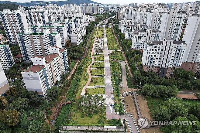 분당 수서 도로 상부 공원화·소음 저감 사업 1단계 20일 준공