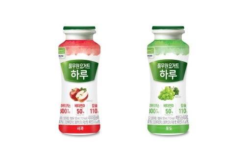 풀무원 ‘요거트 하루 드링크 출시 칼슘·비타민 D 추가